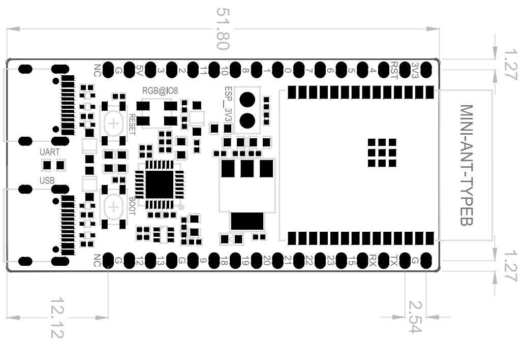 Esp32 C6 Devkitc 1 Development Board Espressif Systems Mouser